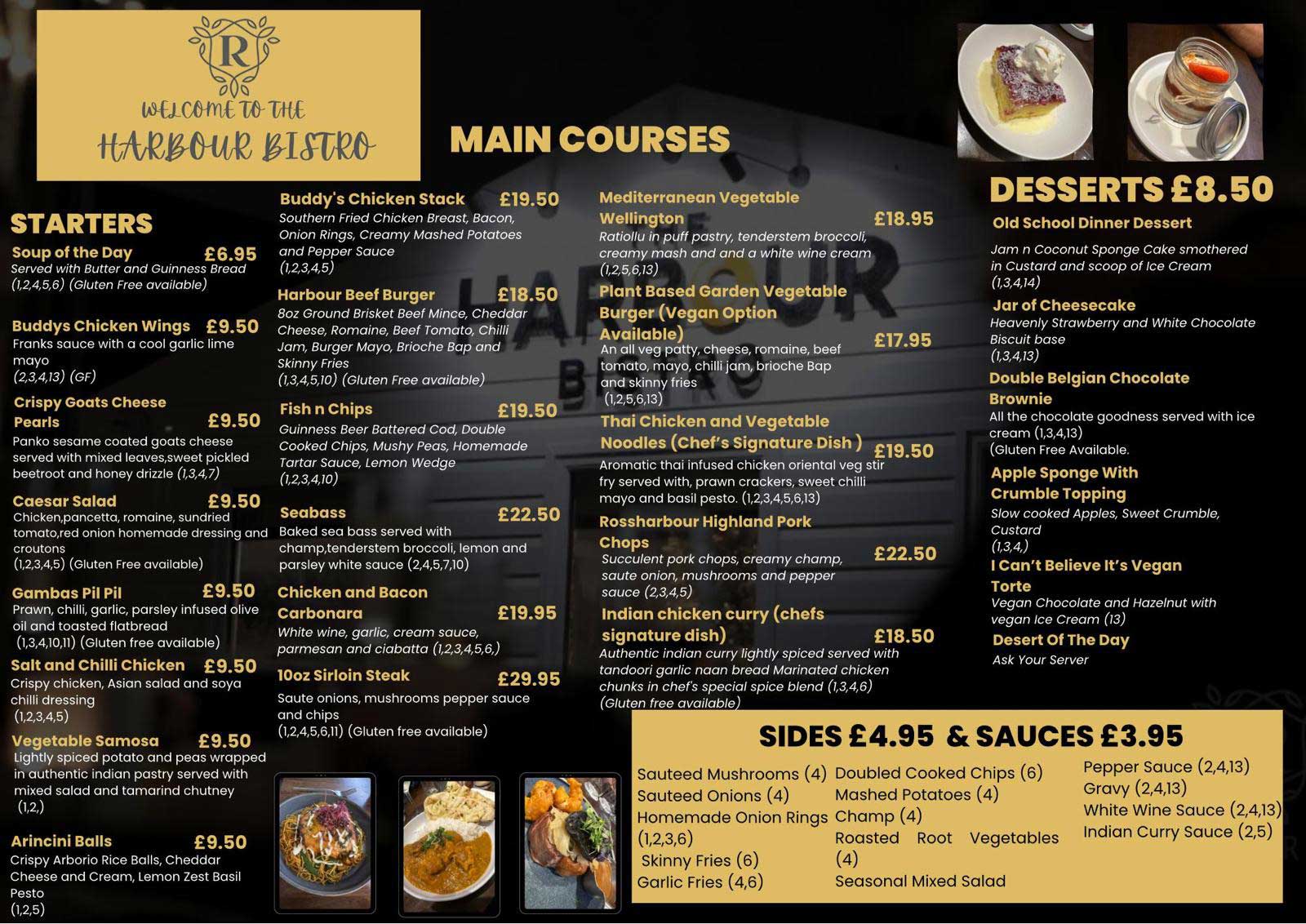 The Harbour Bistro – Rossharbour Resort, Lough Erne, Fermanagh